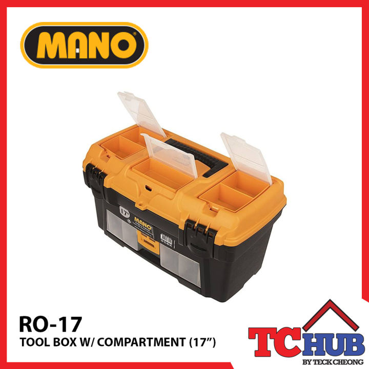 Mano RO-17 Tool Box w/ Compartment (17") | Lazada Singapore