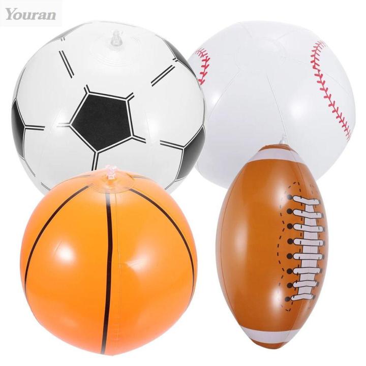 YOURAN Basketball Inflatable Football Blow Up Rugby Inflatable Baseball ...