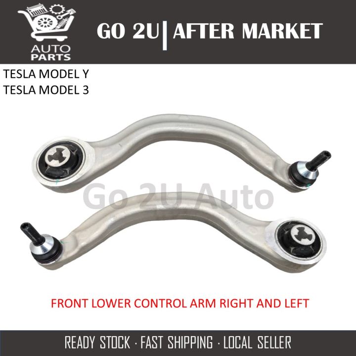 FRONT LOWER CONTROL ARM RIGHT AND LEFT - TESLA MODEL Y / MODEL 3 { Go2U ...