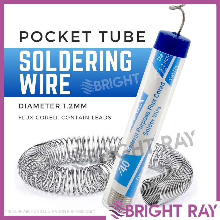 TUBE Soldering Wire 1.2mm Diameter Core Solder Electrical Soldering ...