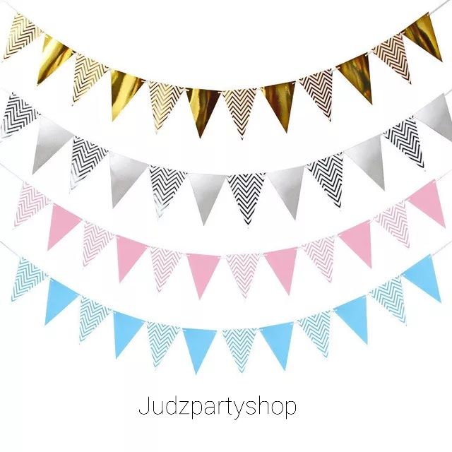 BANNER OR PARTY FLAG BANDIRITAS WITH ZIGZAG DESIGN | Lazada PH