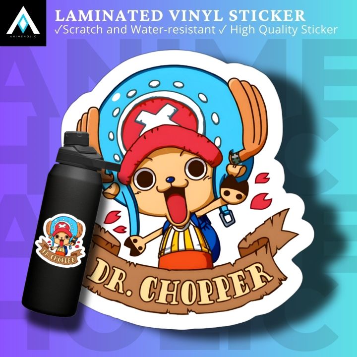 TONY TONY CHOPPER LAMINATED VINYL STICKERS |~ ANIMEHOLIC. | Lazada PH