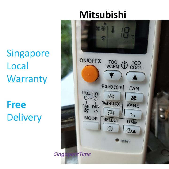 Mitsubishi Aircon remote control MP04A MP04B MS-A10VD MSX-09TV Brand NEW | Lazada Singapore
