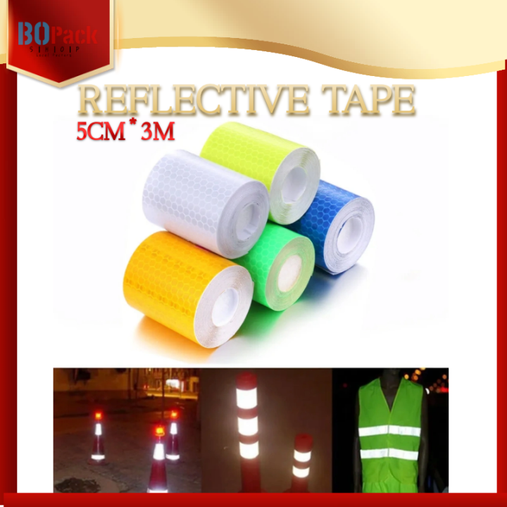 5cm*3M Reflective Tape Colorful Honeycomb Reflective Film Sticker ...