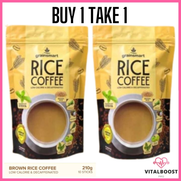 Buy 1 take 1 (20 sachets) Grainsmart Rice Coffee with Barley, Stevia ...