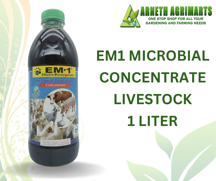 EM 1 microbial concentrate FOR LIVESTOCK EM1 1 LITER | Lazada PH