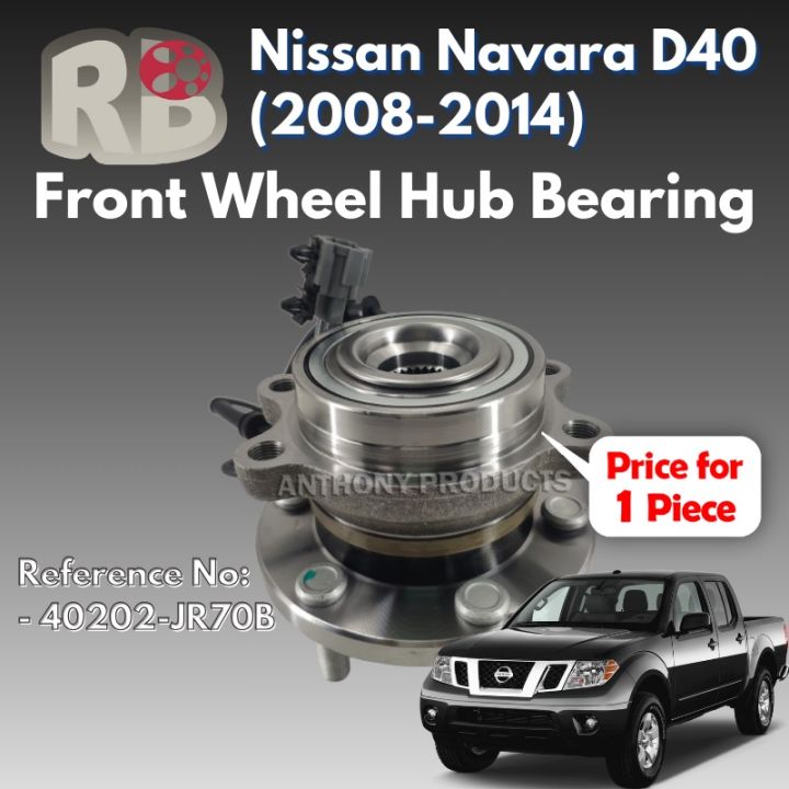 Nissan Navara (2008-2014) D40 Front Wheel Hub Bearing 4WD 40202-JR70B ...