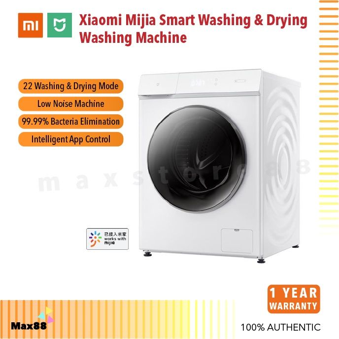 Xiaomi Mijia Smart Automatic Washing & Drying 2-in-1 Washing Machine ...