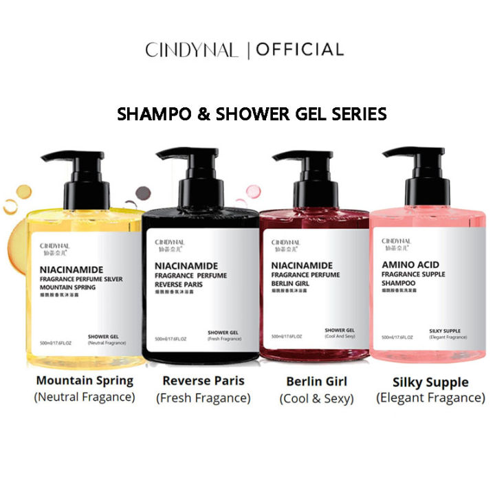 [BPOM] Shower Gel CINDYNAL NIACINAMIDE Body Wash Brightening with ...
