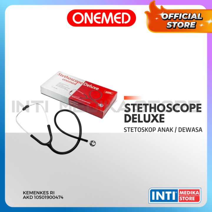 ONEMED - Stethoscope Deluxe Eco-Pack | Stetoskop Anak & Dewasa One Med | Lazada Indonesia