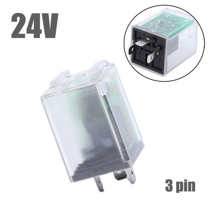 1* 24V 3Pin LED Flasher Relay Unit,For Car Turn Signal Indicator ...