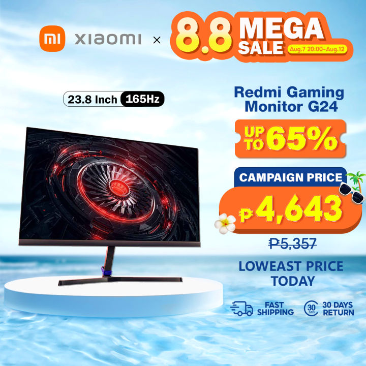 Xiaomi Redmi Gaming Monitor G24 IPS 23.8 inch 180Hz Refresh 1ms Fast ...