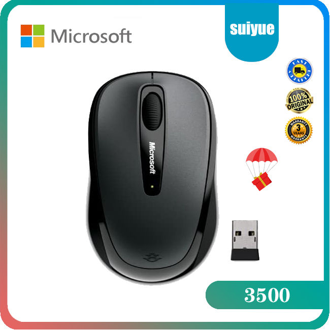 Microsoft 3500 wireless mouse Nano receiver for laptops and PCs ...