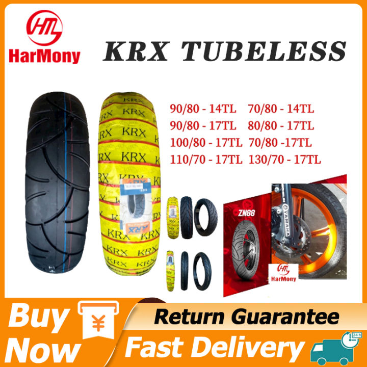 Motorcycle KRX Tubeless Gulong tire interior tube tires TL | Lazada PH