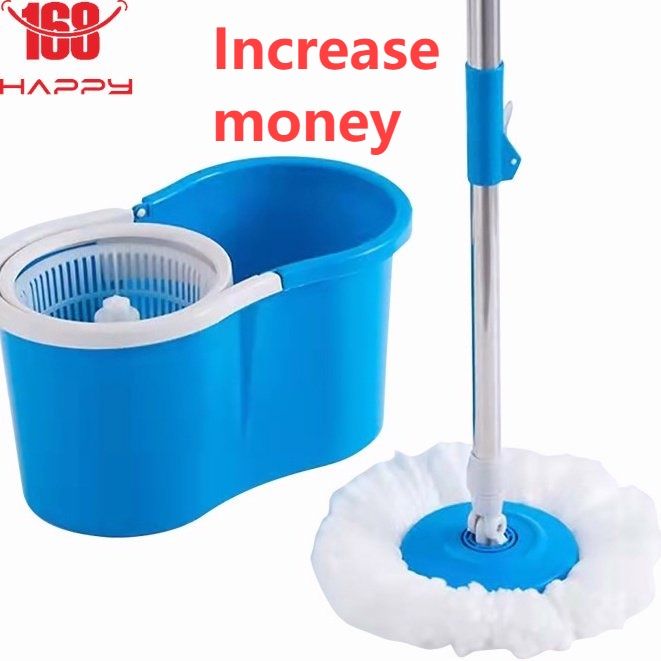 Large-capacity buckets increase mop 360 degrees with 46*22 large ...