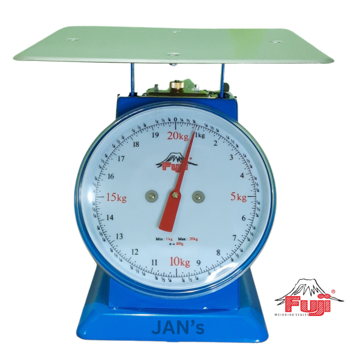 Timbangan Kilohan 20kg Flat Original Fuji Scale Rust Proof Heavy Duty ...