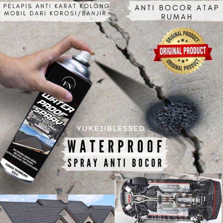 Spray Anti Bocor Waterproof Atap Tembok Semprotan Anti Air / Pipa ...