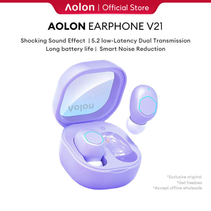 【FTGJ】M21 TWS Bluetooth Earphones Stereo Wireless Noise Reduction Long ...