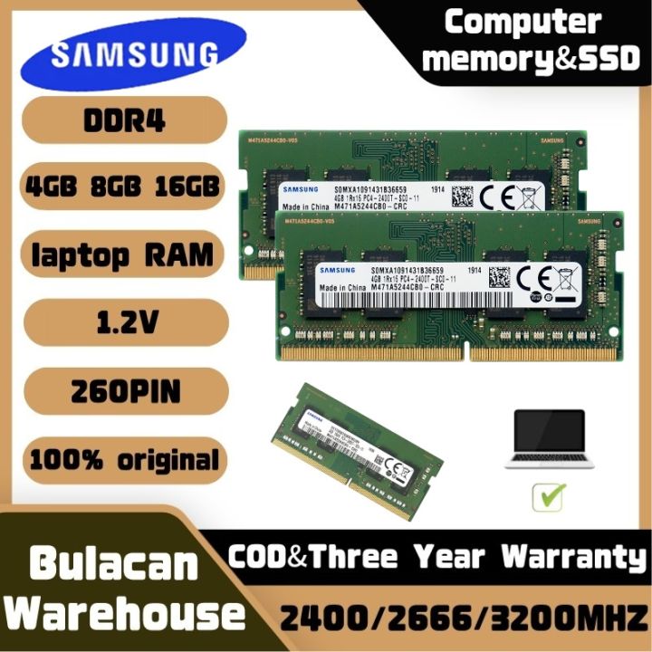 【3 year warranty】Samsung DDR4 RAM 4GB 8GB 16GB 2133MHz 2400MHz 2666MHz ...