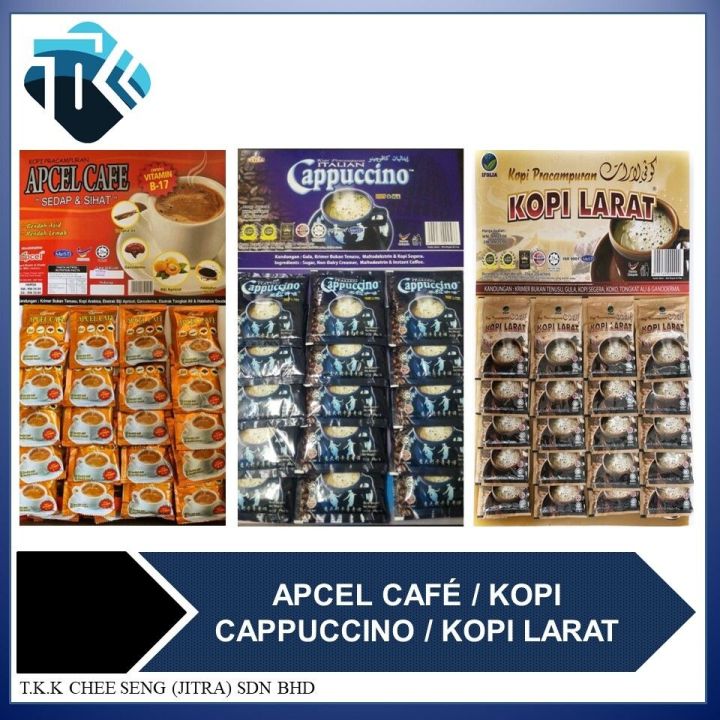 APCEL CAFE / KOPI CAPPUCCINO / KOPI LARAT - PAPAN | Lazada