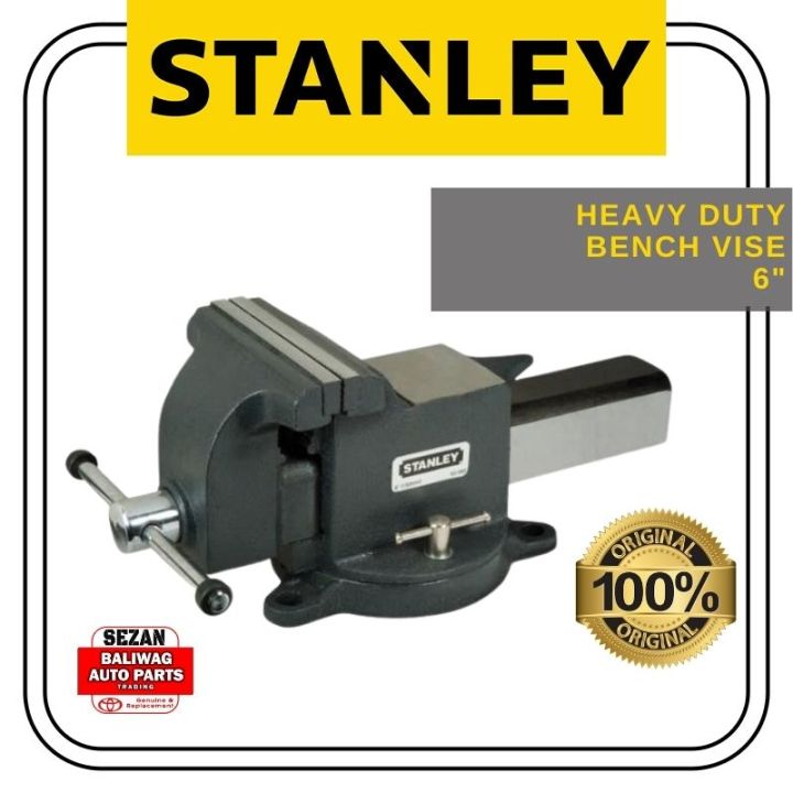 STANLEY HEAVY DUTY BENCH VISE 6 INCHES | Lazada PH