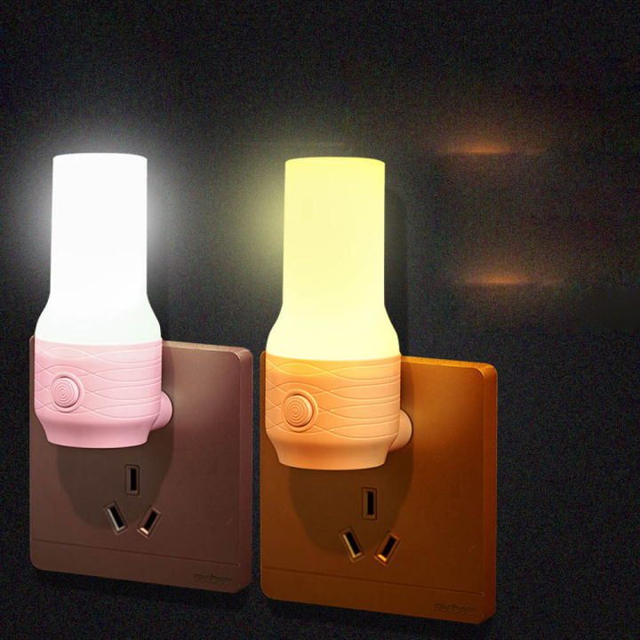Creative Plug-in Switch Night Light 2 Models Dimming White Warm White ...