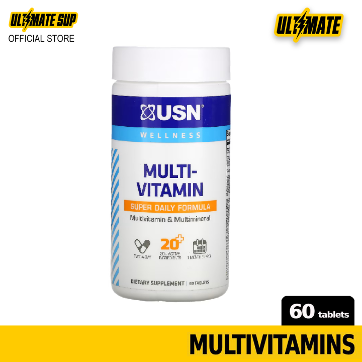 USN, Multi-Vitamin Super Daily Formula, Multivitamin & Multimineral ...