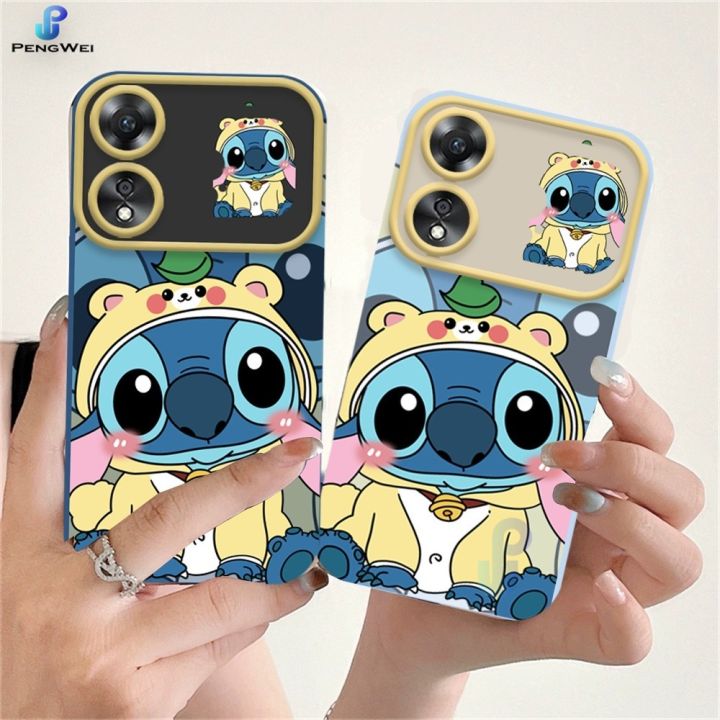 Pengwei Casing Hp Oppo A18 A38 A58 A78 Reno 8t A57 2022 A15 A16 A16k