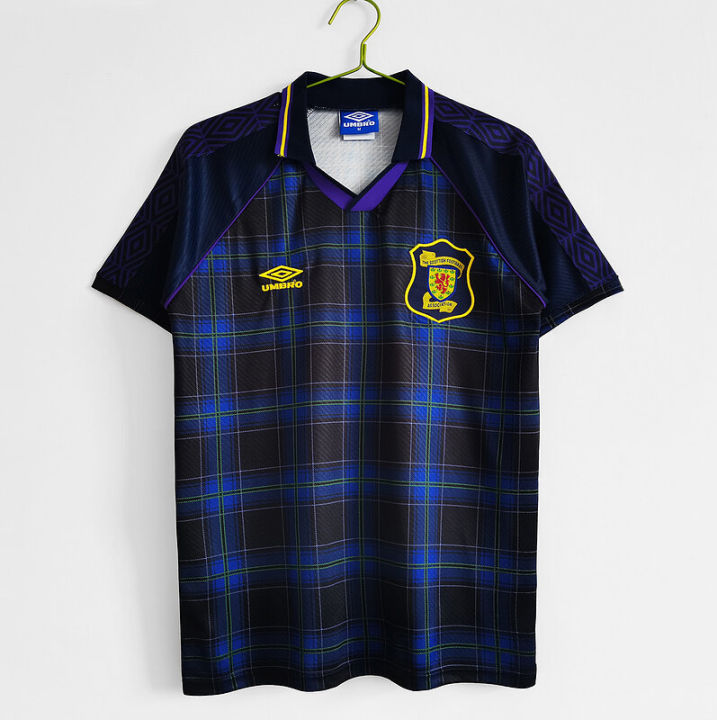 94/96 Scotland Home Retro Football Jersey Soccer Shirt S-XXL เสื้อบอล ...