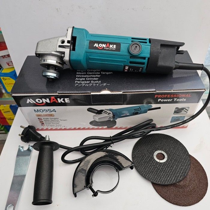 PROMO !!! Mesin Gerinda Tangan 4 inch MONAKE Grinda Grenda / Angle ...