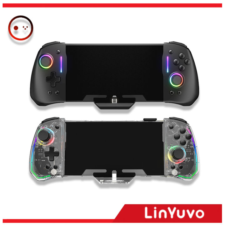 LinYuvo Wireless Nintendo Game Controller Auto Fire 6-Axis Gyro Joystick for Switch/Switch OLED ...