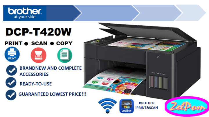 Brother DCP-T420W Refill Tank Printer | Lazada PH