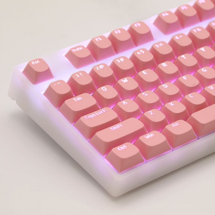 【Keycap Only】Pudding Keycap Top Engraving Shine Through Keycap 117 Keys ...
