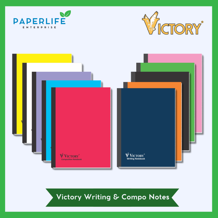 VICTORY NOTEBOOK Writing & Composition 80 leaves 10pcs/pack | Lazada PH