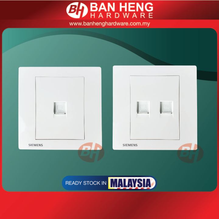 SIEMENS DELTA® Relfa SERIES 1G RJ45 SOCKET / 2G RJ45 SOCKET SIRIM ...