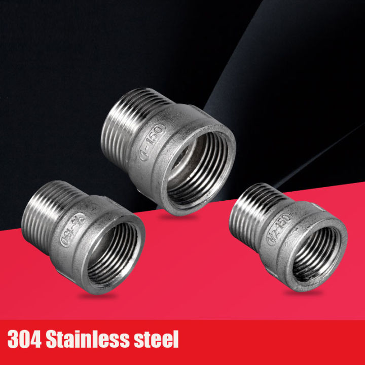 304 Stainless Steel Pipe Fitting Reducing Inner Outer Wire Straight ...