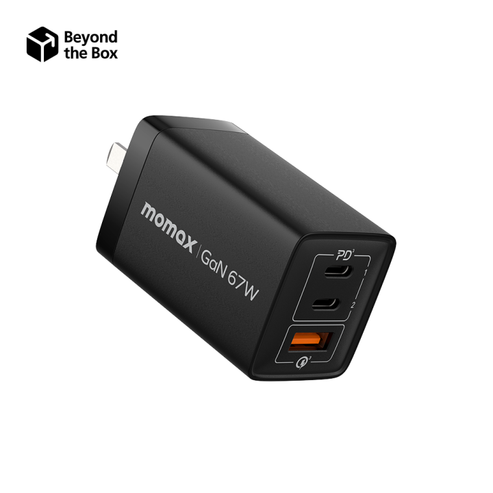 Momax Oneplug 3-Port Gan 67W Wall Charger | Lazada PH