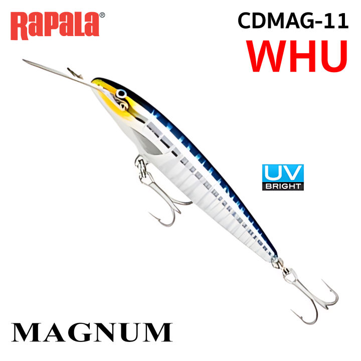RAPALA MAGNUM CDMAG 11 เหยื่อลากปลา เหยื่อปลอมตกปลา สำหรับงานทะเล ขนาด ...