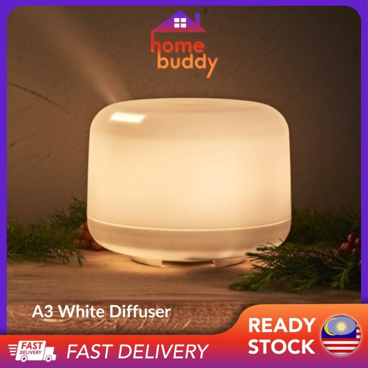 500ml White Aromatherapy Ultrasonic Air Diffuser Air Humidifier Air ...