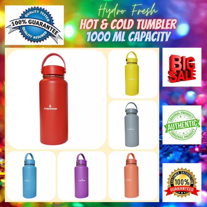Double Wall Thermos Vacuum Flask 1000 ml (HYDROFRESH) Insulated ...