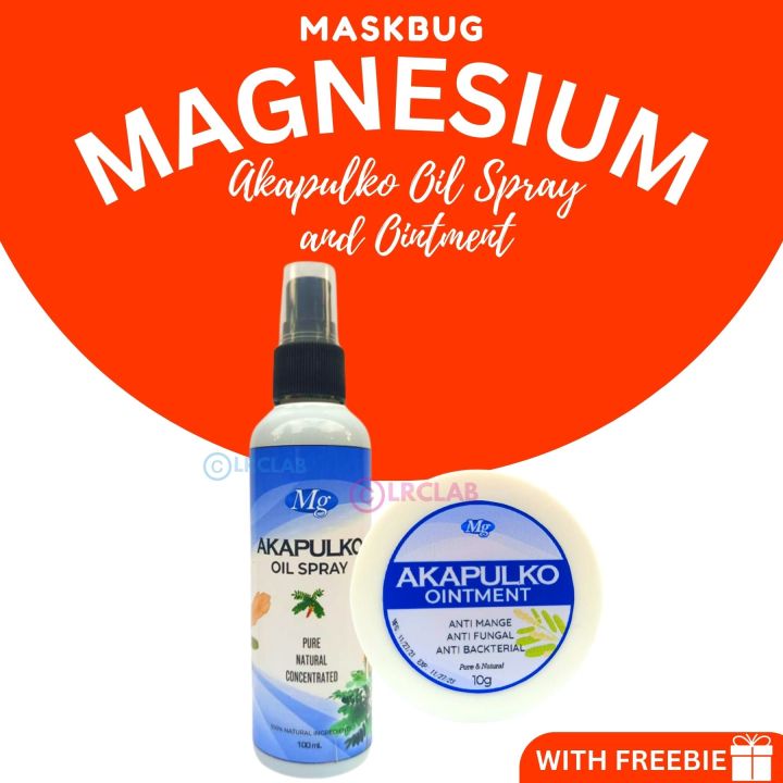 MG AKAPULKO OIL SPRAY 100ML & OINTMENT 10G Wound Healing, Antibacterial ...