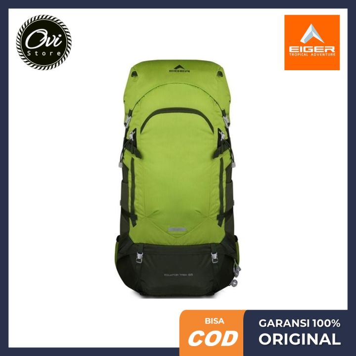 EIGER Equator Trek 65 Carrier 65L Keril Backpack Tas Gunung Original | Lazada Indonesia