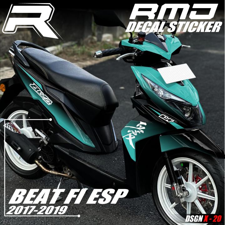 (COD) Decal Sticker Motor Honda BEAT ESP/STREET 2016 2017 2018 2019 ...