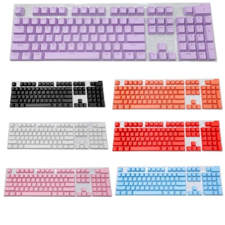 104 Keys Keycaps for Mechanical Keyboard ABS Color Backlit Keycap for ...