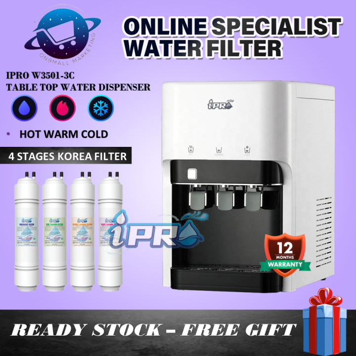 Ipro Hot Normal Cold Desktop Water Dispenser Model W3501-3C ...