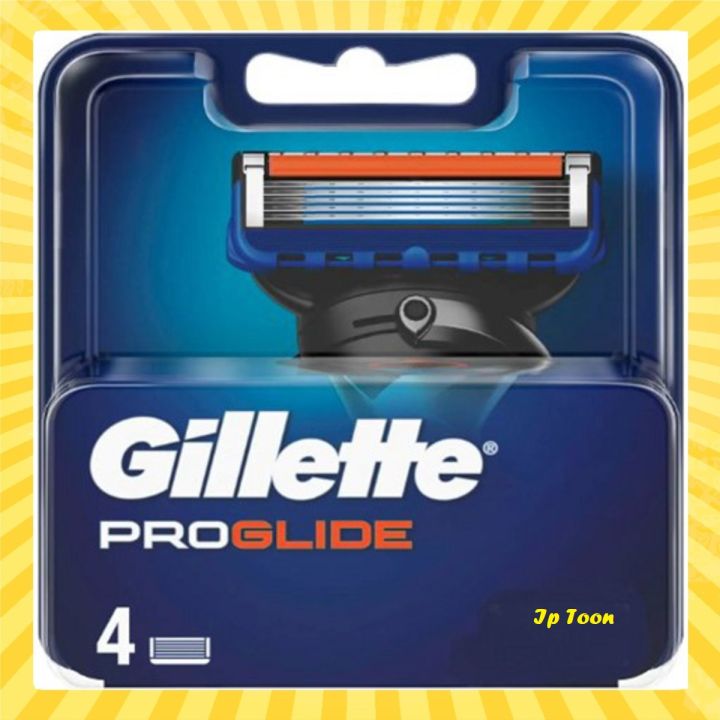 Gillette FUSSION5 PROGLIDE Blades Pack 4. New/Last packaging | Lazada.co.th
