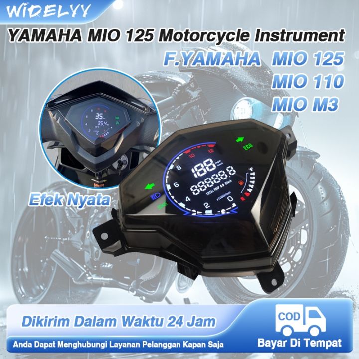 Speedometer Digital LED Berlaku Untuk YAMAHA Mio 125/110/M3 Spidometer ...