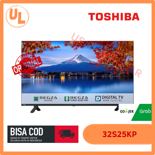 Led Digital Tv 32 Inch TOSHIBA 32S25KP [32 Inch] USB MOVIE, HDMI & HD TV - BERGARANSI RESMI ...