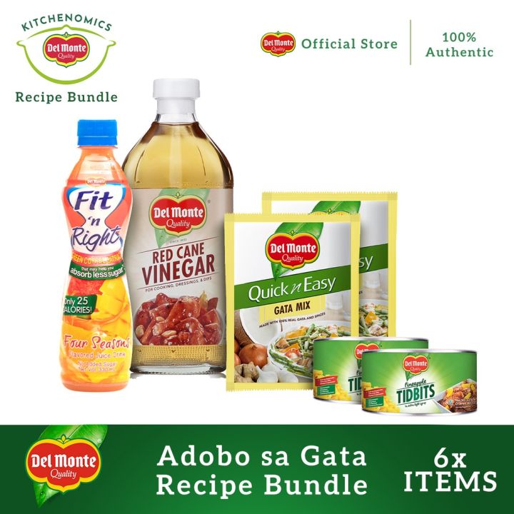 Del Monte Kitchenomics Adobo Sa Gata Recipe Bundle | Lazada PH