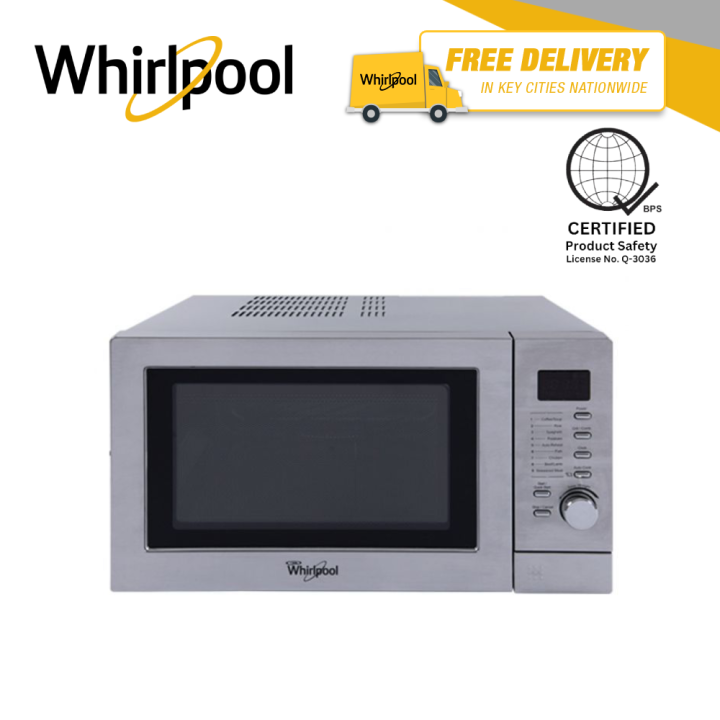 Whirlpool 25 Liter Digital Microwave Oven MWX254 SS (Stainless Steel) | Lazada PH